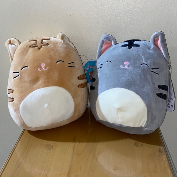 Squishmallows | Toys | Nwt Squishmallows Pair Nathan The Tabby Tally ...